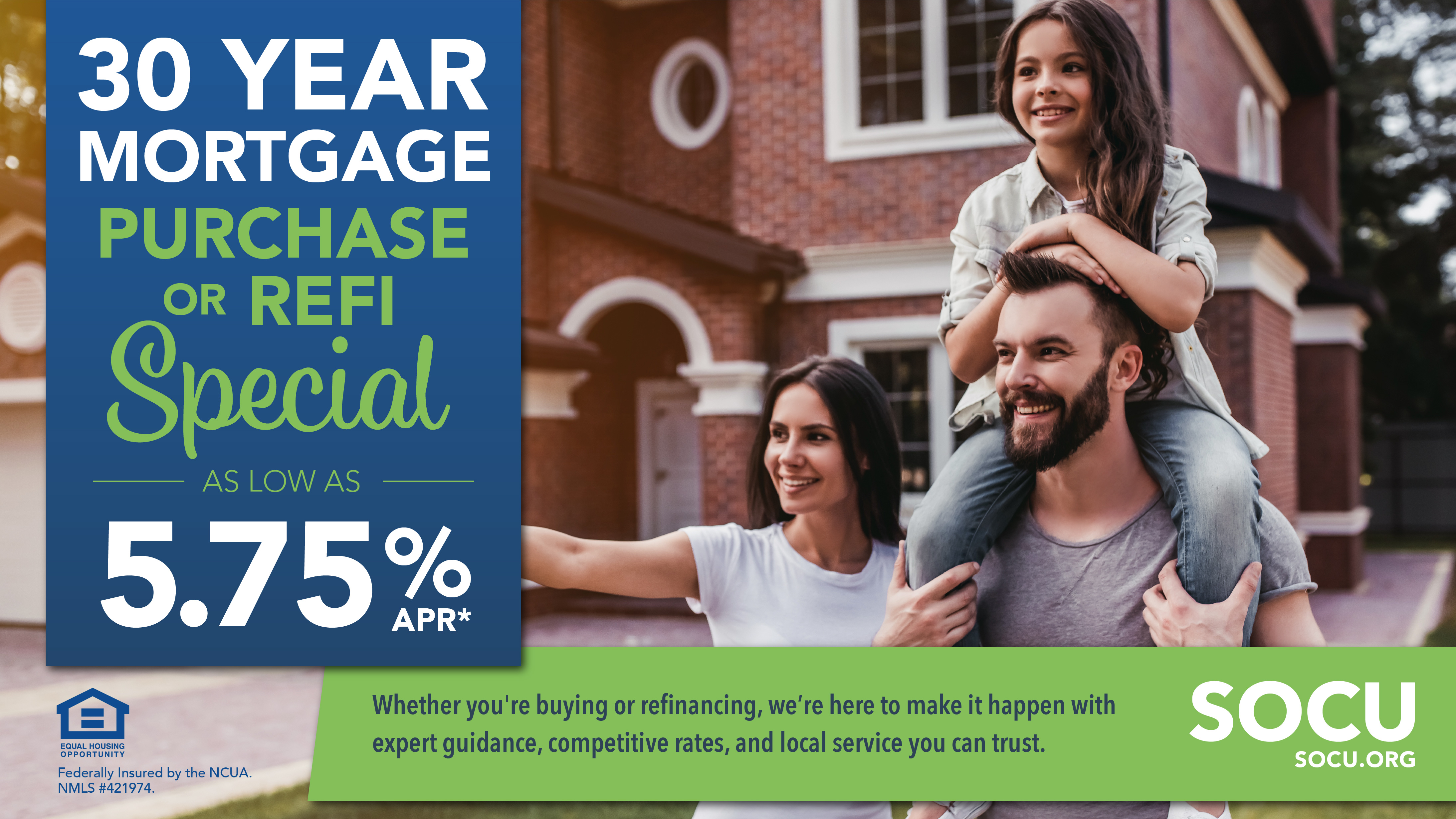 SOCU - Mortgage Special | As Low As 5.75% APR!